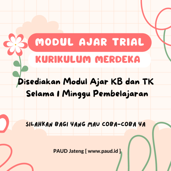 Paket TK Kurikulum Merdeka 2025 UPDATE - PAUD Jateng